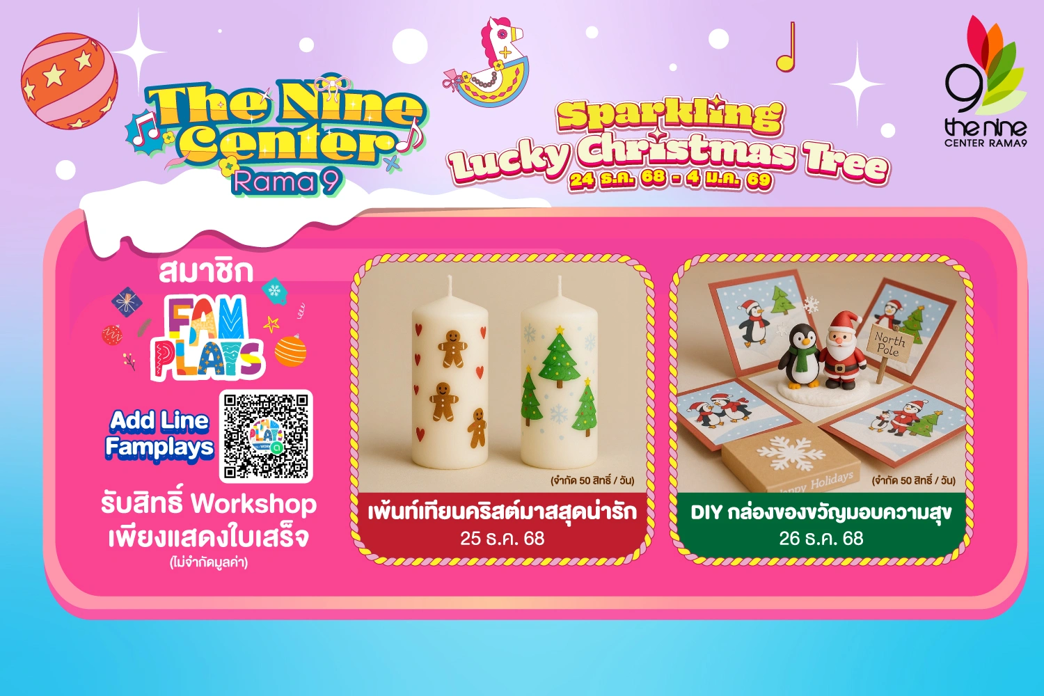 คอมมิวนิตี้มอลล์ แห่งแรก บนถนนพระราม 9 | The Nine Center Rama 9